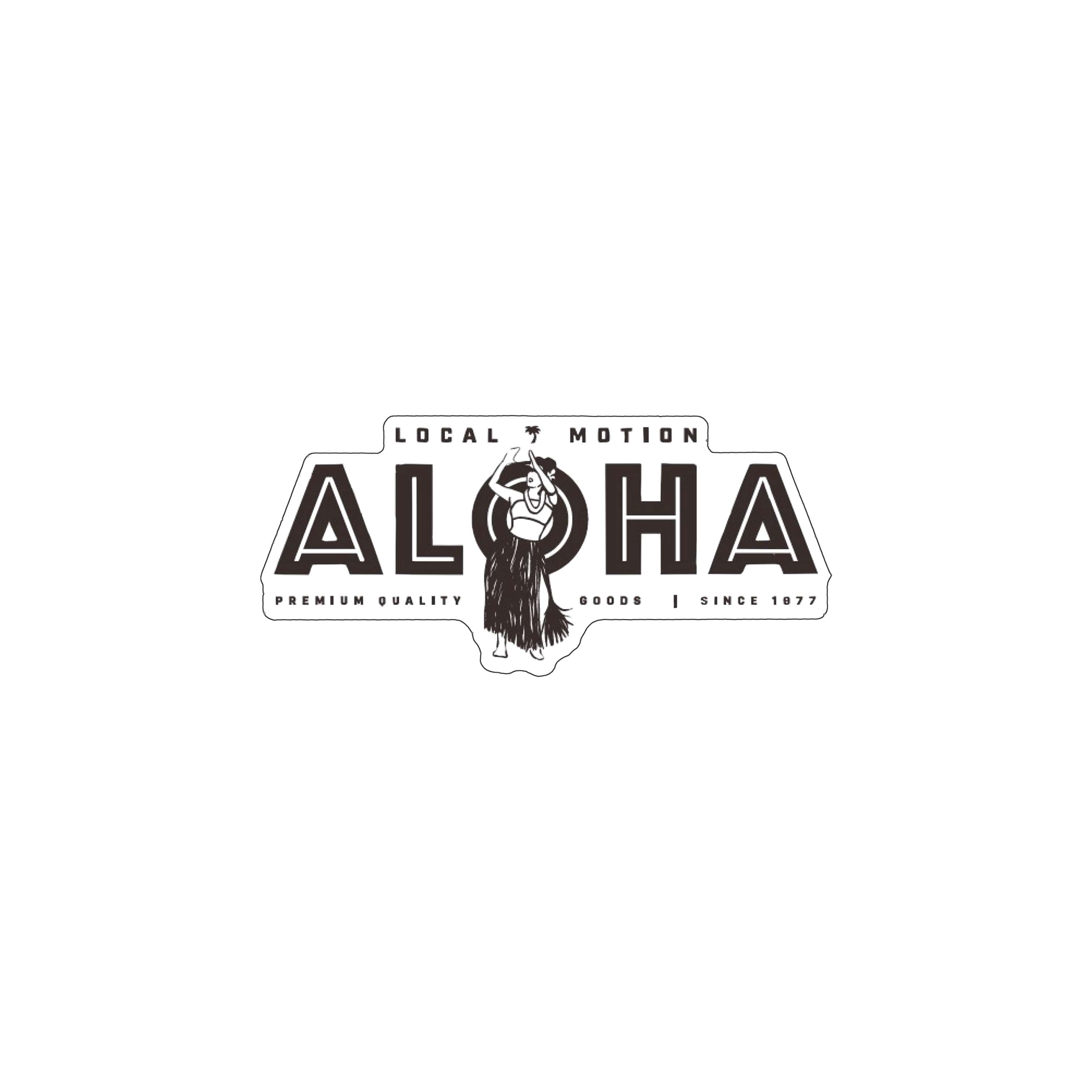 HULA ALOHA DECAL – Local Motion Hawaii