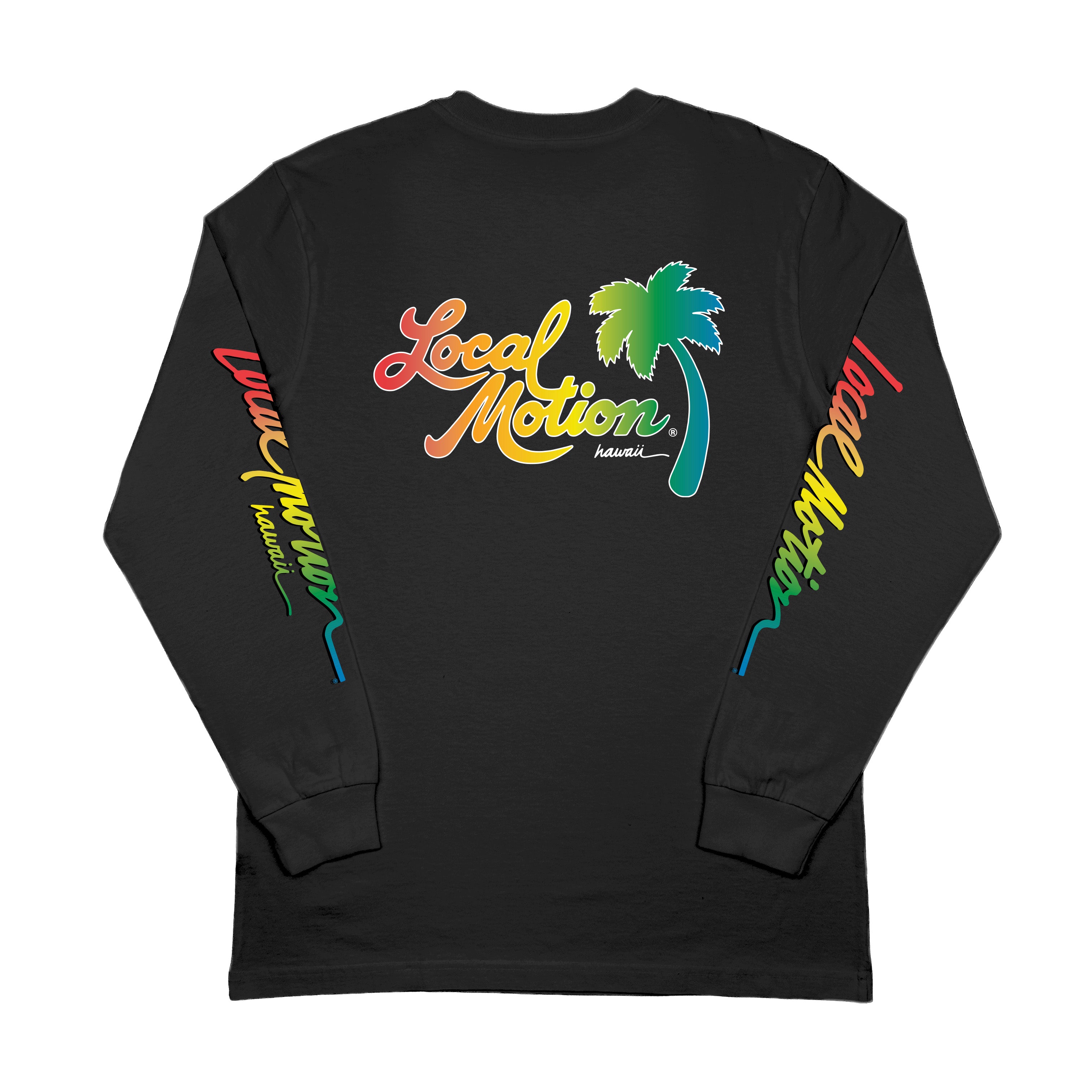 ORIGINAL RAINBOW LOGO LONG SLEEVE – Local Motion Hawaii