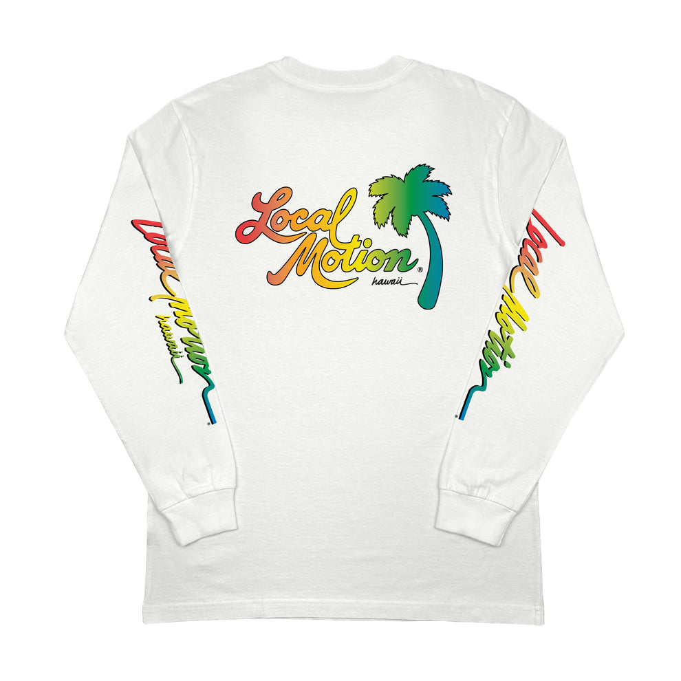 ORIGINAL RAINBOW LOGO LONG SLEEVE – Local Motion Hawaii